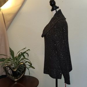 Ruby Rd. | Sweaters | Ruby Rd Knitting Pretty Black Gold Sweater | Poshmark